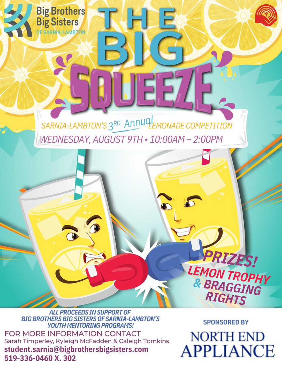 Join is on August 9 from 10-2 for lemonade in support of a good cause ...