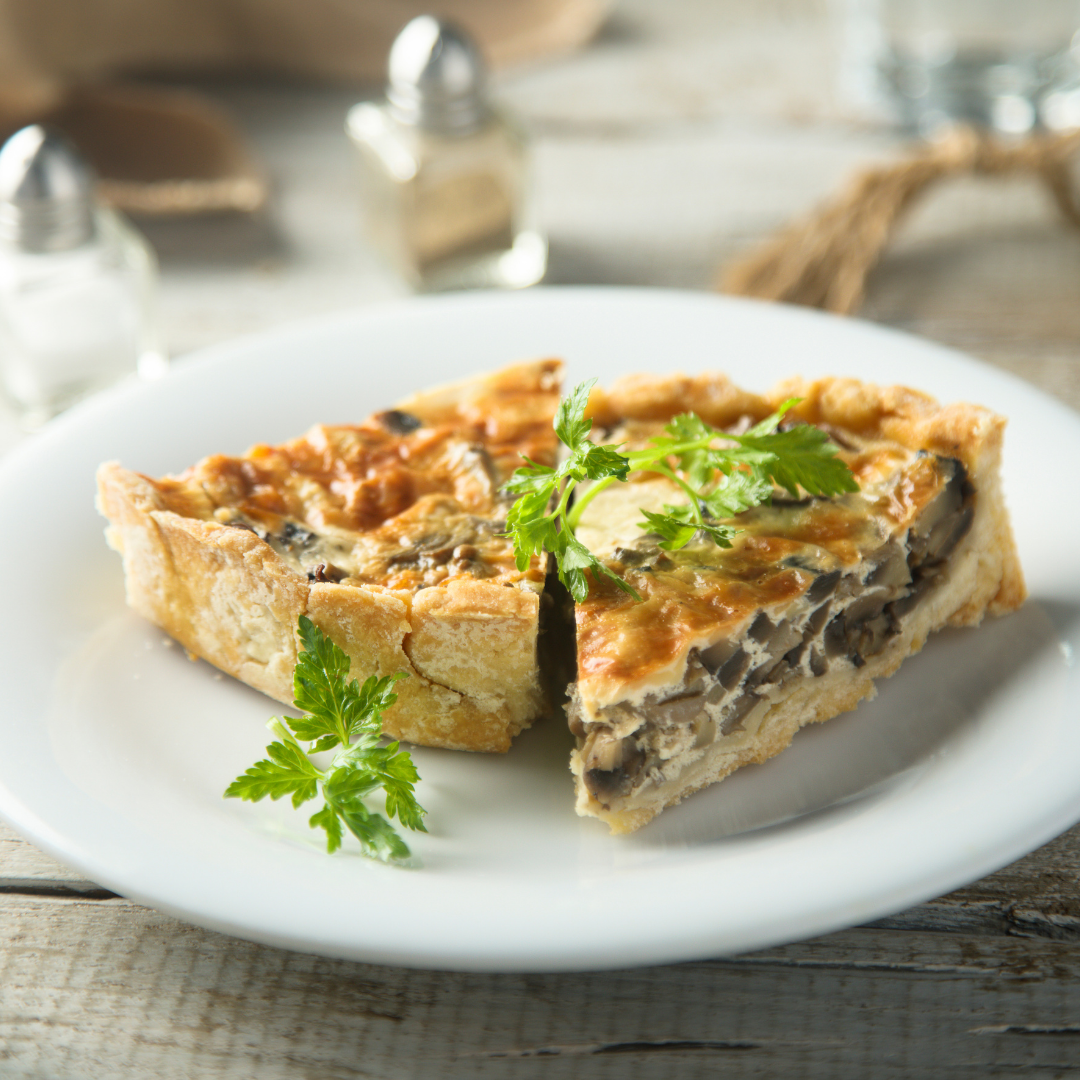 Arugula & Cremini Quiche with Gluten Free Almond Crust – Great Lakes ...